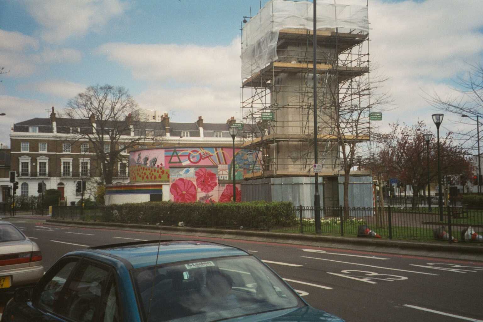 The Stockwell Mural (as a work in progress)