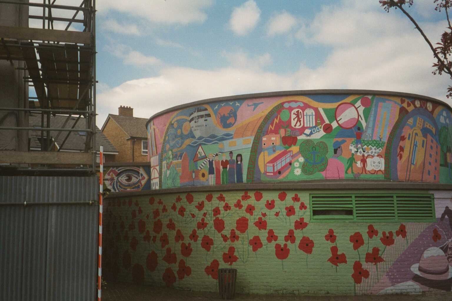 The Stockwell Mural (as a work in progress)